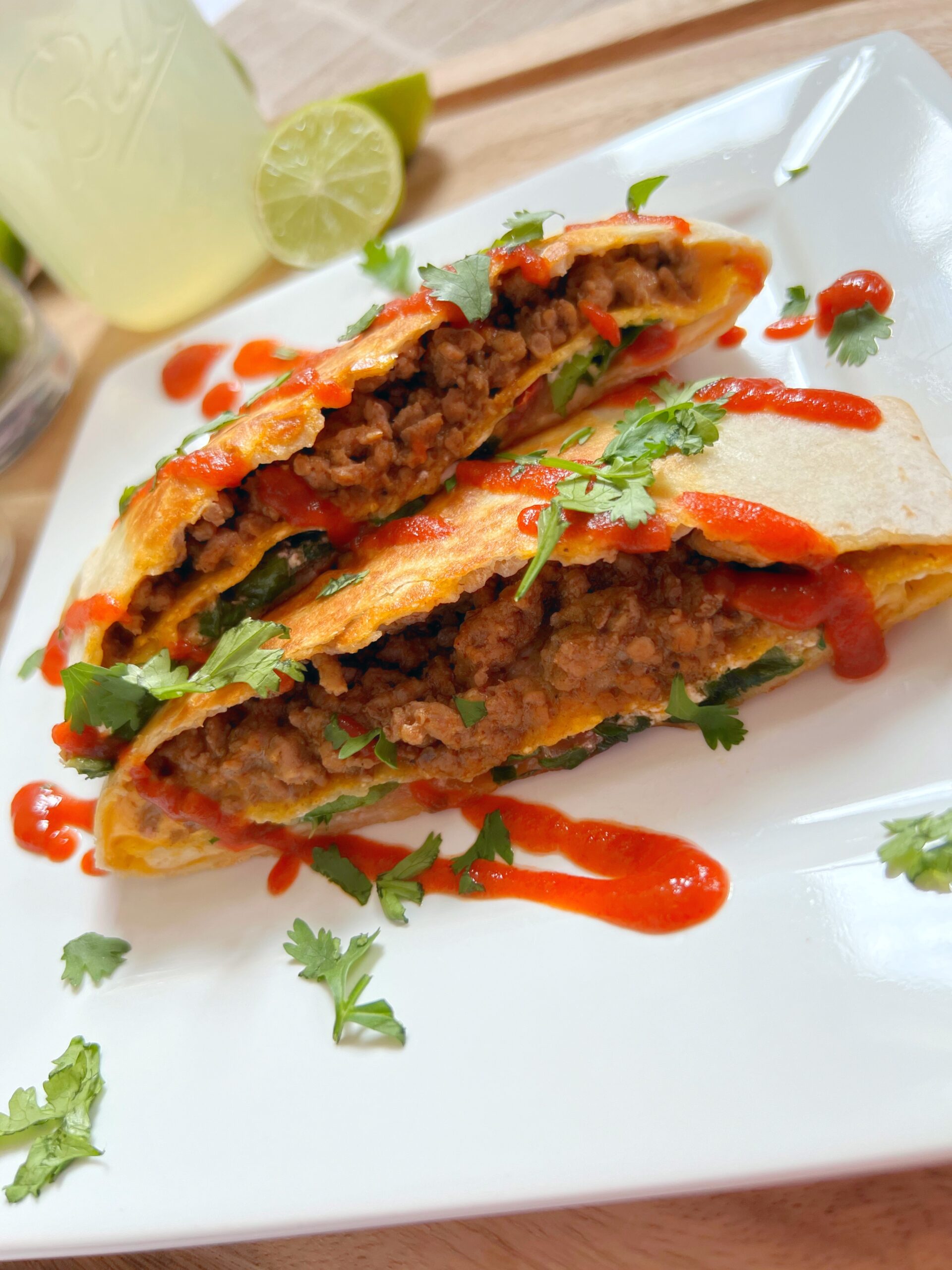 Taco Bell Copycat Crunchwrap - Made with Sazón