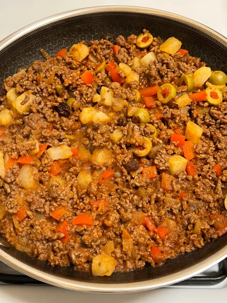 Puerto Rican Picadillo - Made with Sazón