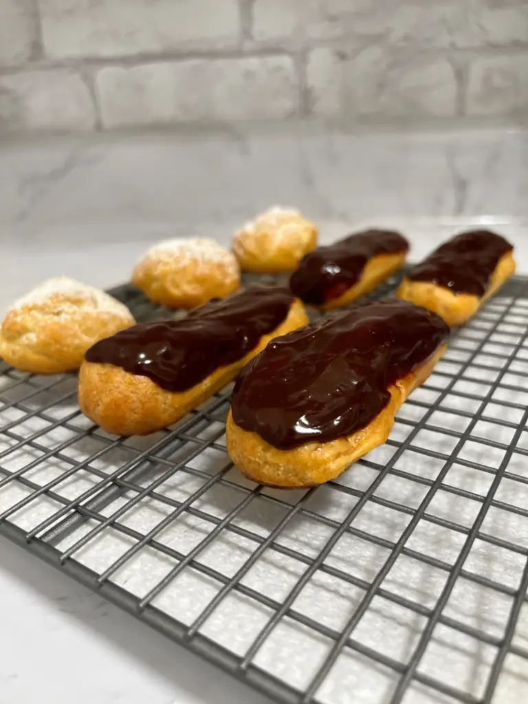 Eclairs and Cream Puffs Recipe - Made with Sazón