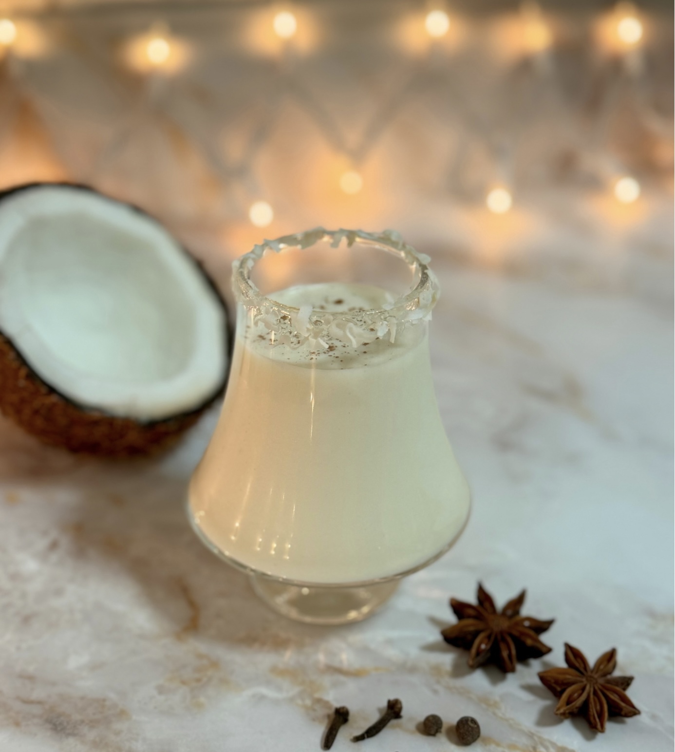 Puerto Rican Coquito (Vegan Coconut Eggnog Recipe) - Made with Sazón
