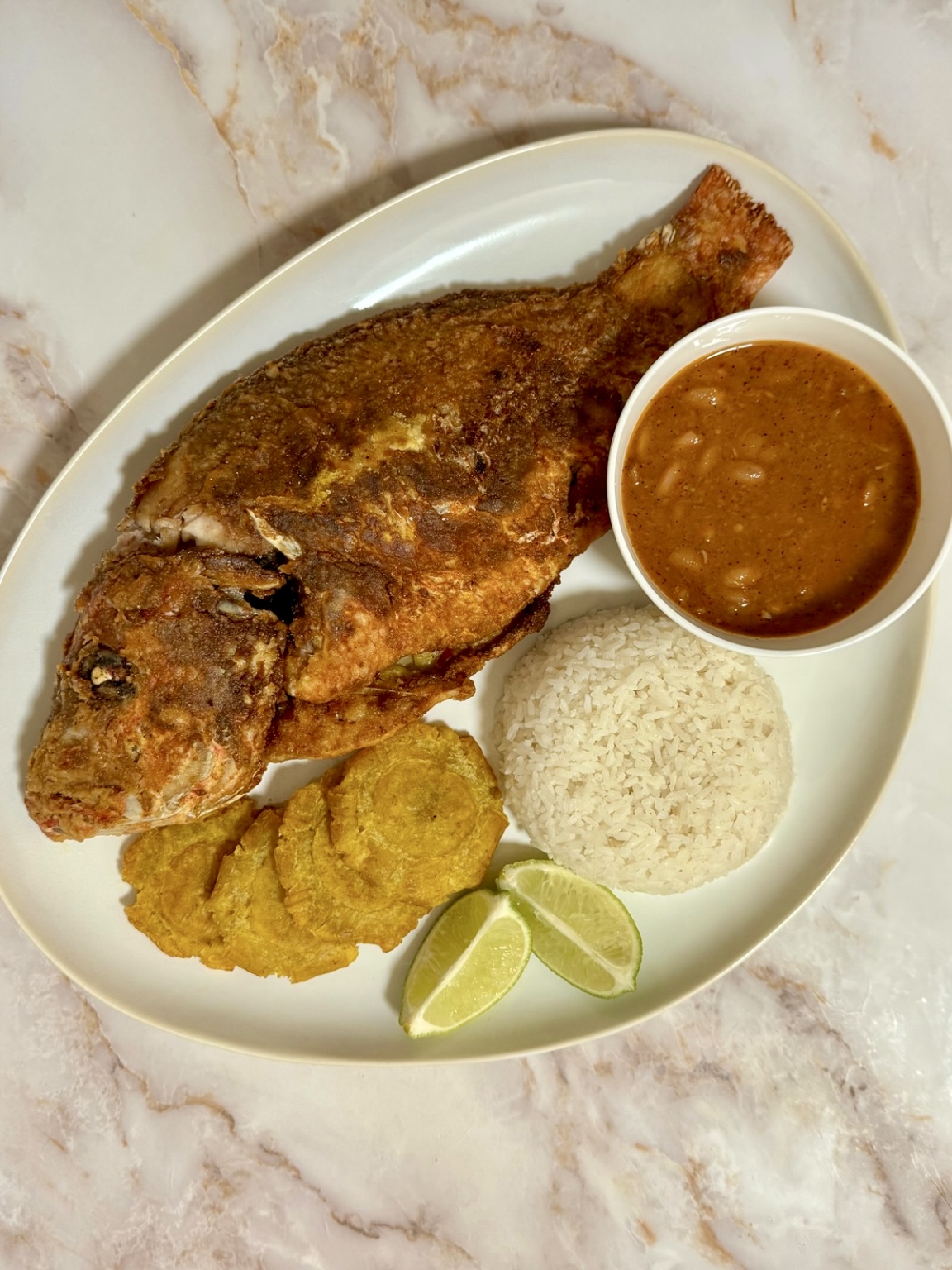 Chillo Frito (Puerto Rican Fried Red Snapper) - Made with Sazón
