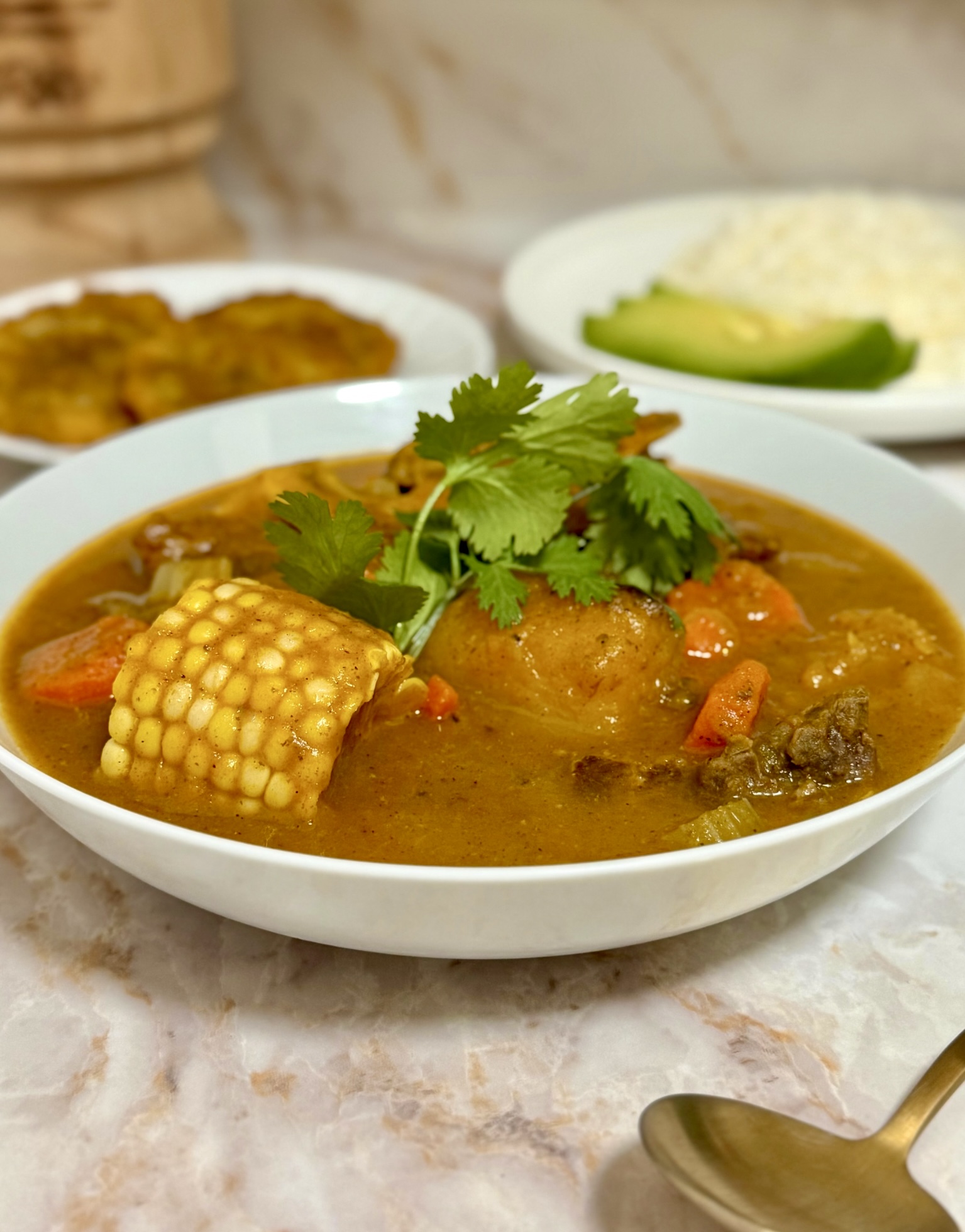 Sopa de Res (Puerto Rican Beef Soup) - Made with Sazón
